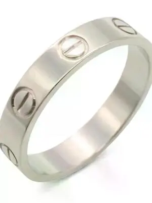 Cartier 18kt White Gold Mini Love Ring