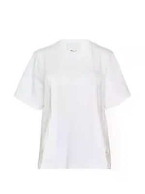3.1 Phillip Lim Lace-trim T-shirt - White