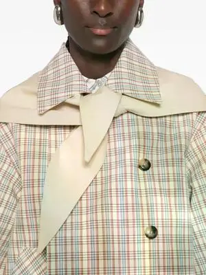 DAMSON MADDER Reversible Checked Double-breasted Jacket