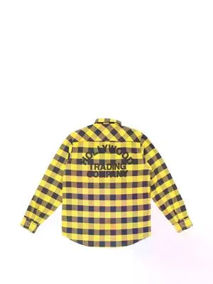 HTC LOS ANGELES Logo-print Check-pattern Shirt