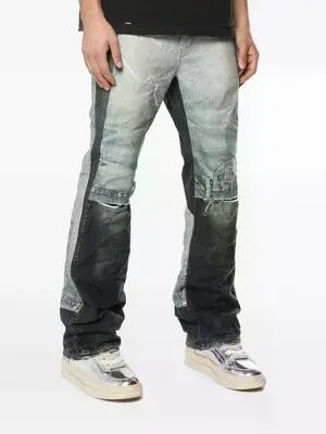 PURPLE BRAND Distressed Patchwork Jeans