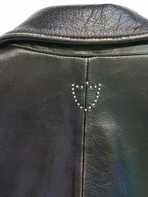 HTC LOS ANGELES Mick Fringe-detail Leather Jacket