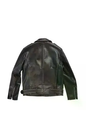 HTC LOS ANGELES Mick Fringe-detail Leather Jacket