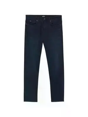 BOSS Slim-fit Jeans With Whiskering Effect - Blue