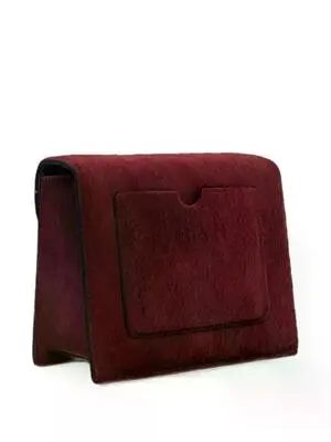 Oscar De La Renta Mini Tro Floral-appliqué Clutch Bag