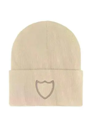HTC LOS ANGELES Logo-embroidered Beanie Hat - Neutrals