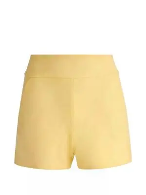 Alice + Olivia Donald Tailored Mini Shorts - Yellow