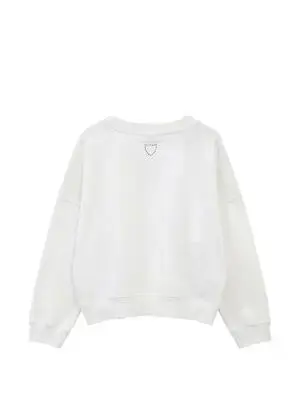 HTC LOS ANGELES Lip-print Studded Sweatshirt