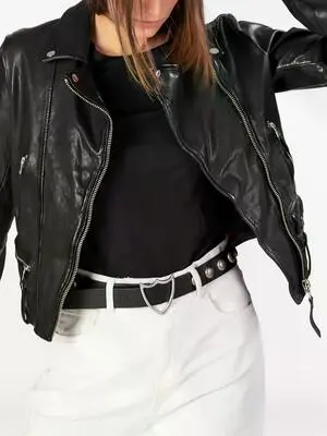 HTC LOS ANGELES Santa Ana Stud-embellished Leather Jacket
