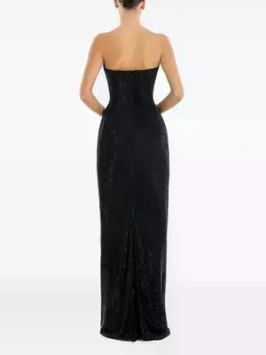 ADAMARIS Strapless Draped-neckline Maxi Dress