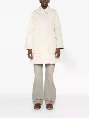 DAMSON MADDER Mercedes Bow Detail Reversible Trench Coat