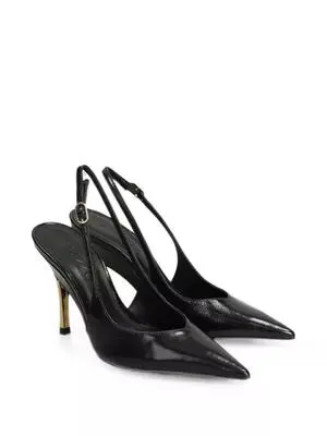 AREZZO Slingback Pointed-toe Pumps - Black