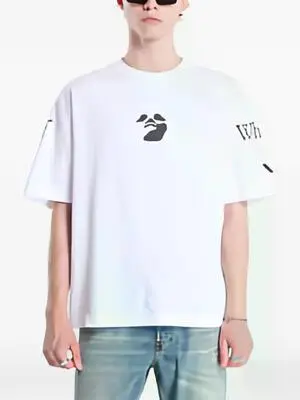 Off-White Swimming Logo Skate Short-sleeve T-shirt - White