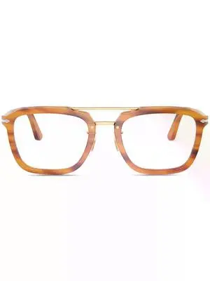 Persol Pilot-frame Glasses - Brown