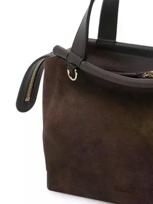 WANDLER Ida Suede Handbag - Brown