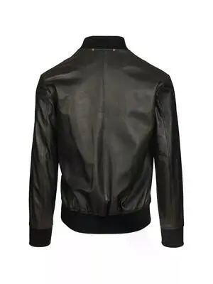 Paul Smith Leather Bomber Jacket