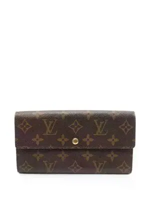 LOUIS VUITTON 2005 Sarah Monogram Wallet - Brown