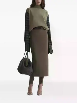 MUGLER Shirt Sleeves T-shirt - Green