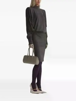 MUGLER Midi Bat Sleeves Dress