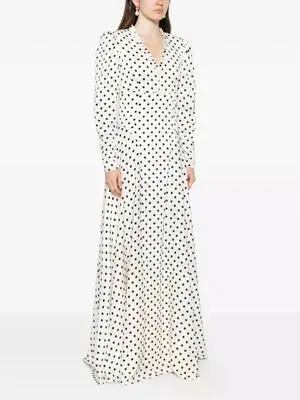 ADAMARIS Polka-dot Maxi Dress