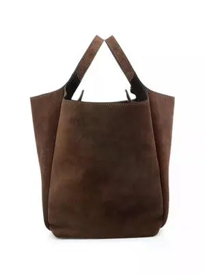 TOD'S T-logo Suede Bucket Bag