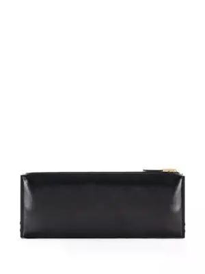 Elisabetta Franchi Patent Effect Clutch Bag