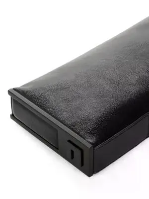 Elisabetta Franchi Patent Effect Clutch Bag