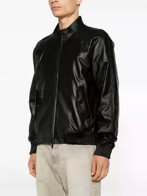 Dsquared2 Zip-up Leather Jacket