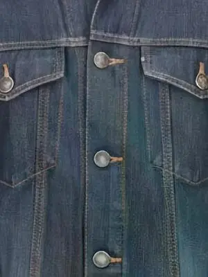 Isaia Faded-effect Denim Jacket