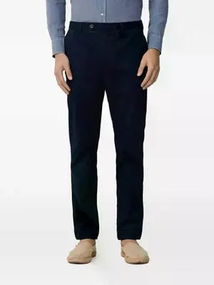 HACKETT LONDON Sanderson Belt-loop Trousers - Blue