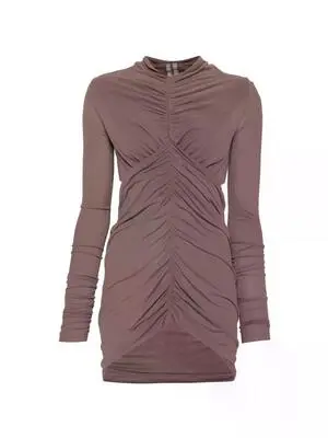 Rick Owens Sunpeel Ruched Cut-out Top - Brown
