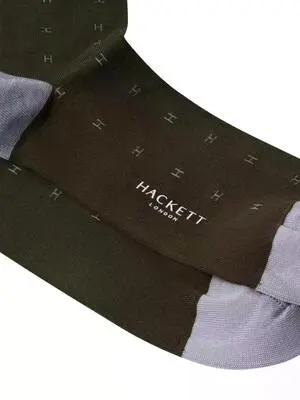 HACKETT LONDON Logo-jacquard Cotton Socks
