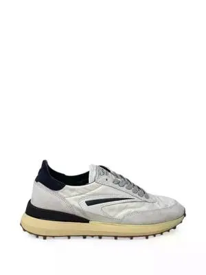 D.a.t.e. Athleta Nylon Sneakers With Suede Paneling And Chunky Rubber Sole