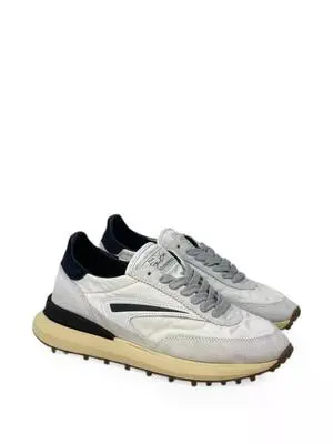 D.a.t.e. Athleta Nylon Sneakers With Suede Paneling And Chunky Rubber Sole