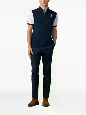 HACKETT LONDON Heritage Colour-block Polo Shirt