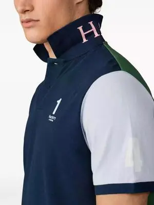 HACKETT LONDON Heritage Colour-block Polo Shirt
