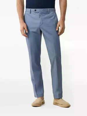 HACKETT LONDON Sanderson Belt-loop Trousers - Blue