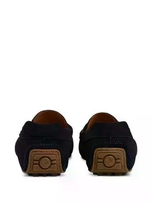 HACKETT LONDON Driver Saddle Suede Loafers
