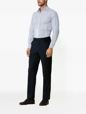 HACKETT LONDON Pressed-crease Tailored Trousers