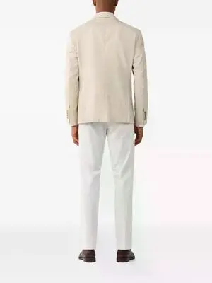 HACKETT LONDON Garment-dyed Notch-lapel Blazer