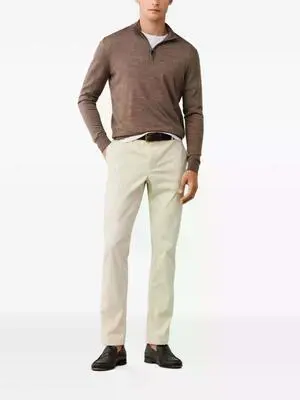 HACKETT LONDON Quarter-zip Wool Sweater