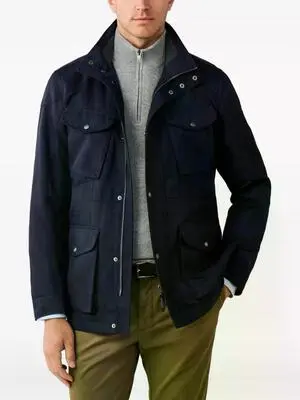 HACKETT LONDON Velospeed Four-pocket Jacket - Blue