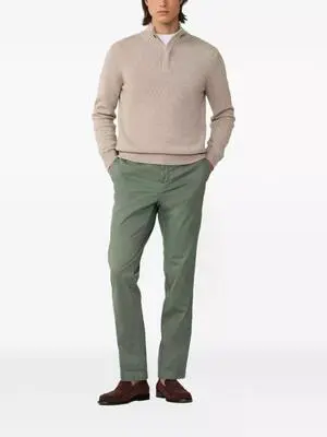 HACKETT LONDON Kensington Belt-loop Trousers - Green