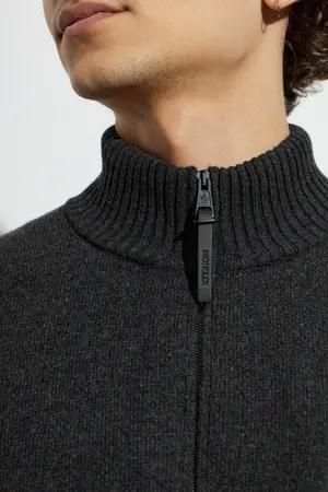 Moncler Wool Sweater With Pocket