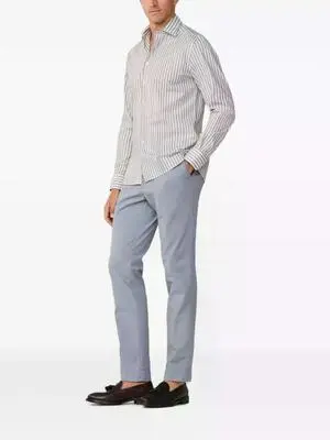 HACKETT LONDON Kensington Garment-dyed Chinos - Blue