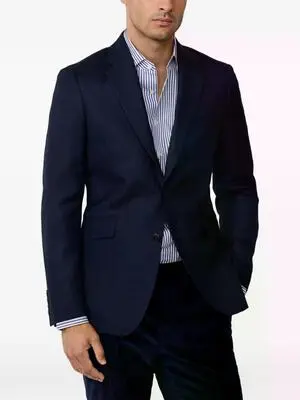 HACKETT LONDON Hopsack-weave Notch-lapel Blazer