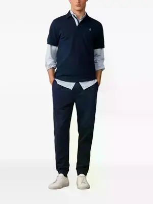 HACKETT LONDON Embroidered-logo Short-sleeve Polo Shirt