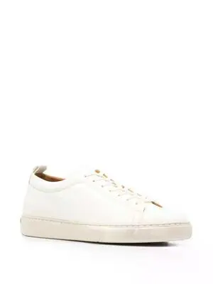 HENDERSON BARACCO Grained-leather Sneakers - White
