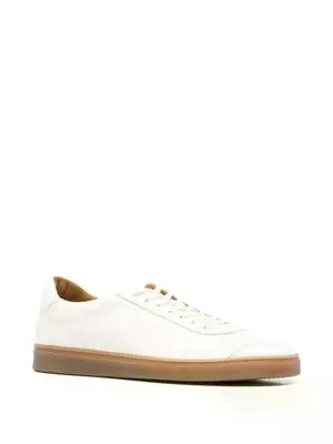 HENDERSON BARACCO Grained Leather Lace-up Sneakers