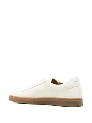 HENDERSON BARACCO Grained Leather Lace-up Sneakers